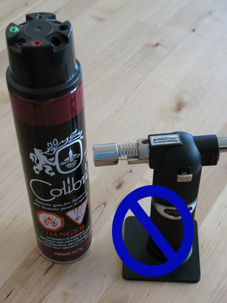 How to make your own kitchen torch | SpatulaGoddess.com